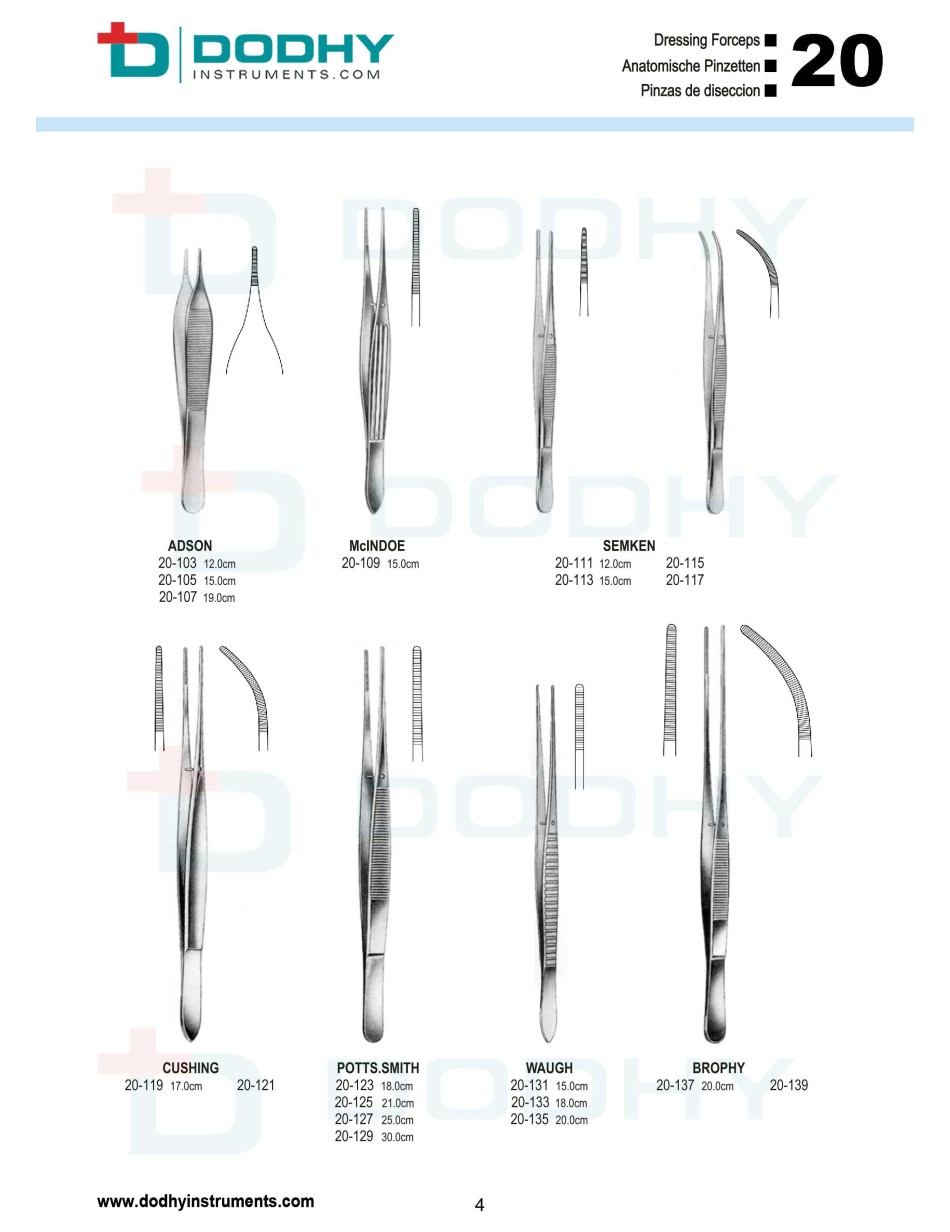 Tissue and Dressing Forceps